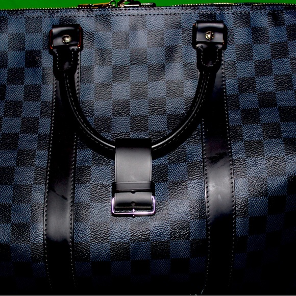 Louis Vuitton | Bags | Louis Vuitton Damier Cobalt Keepall 55 ...